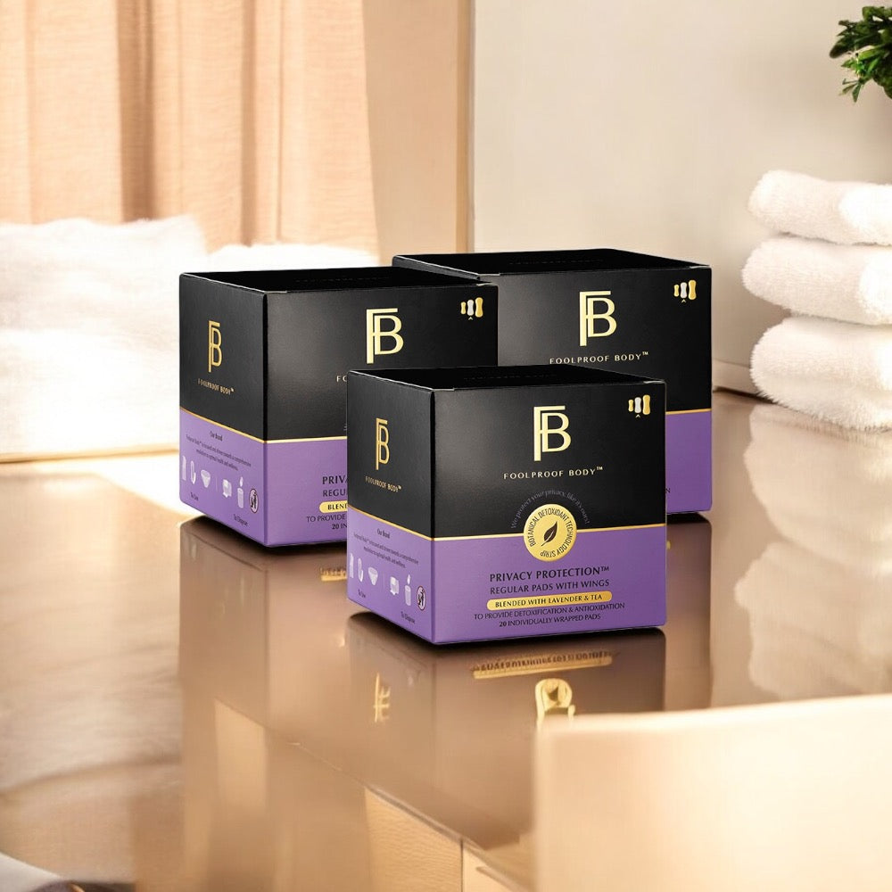 Foolproof Body Privacy Protection™ Cotton Regular Pads 3-Pack – Watch & Sea